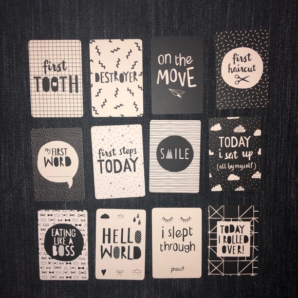 Other | Milestone Mini Moment Cards | Poshmark